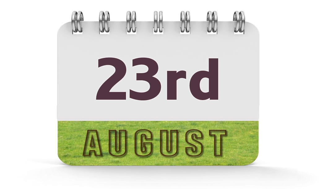 August 23 in Pop Culture History - Today in History